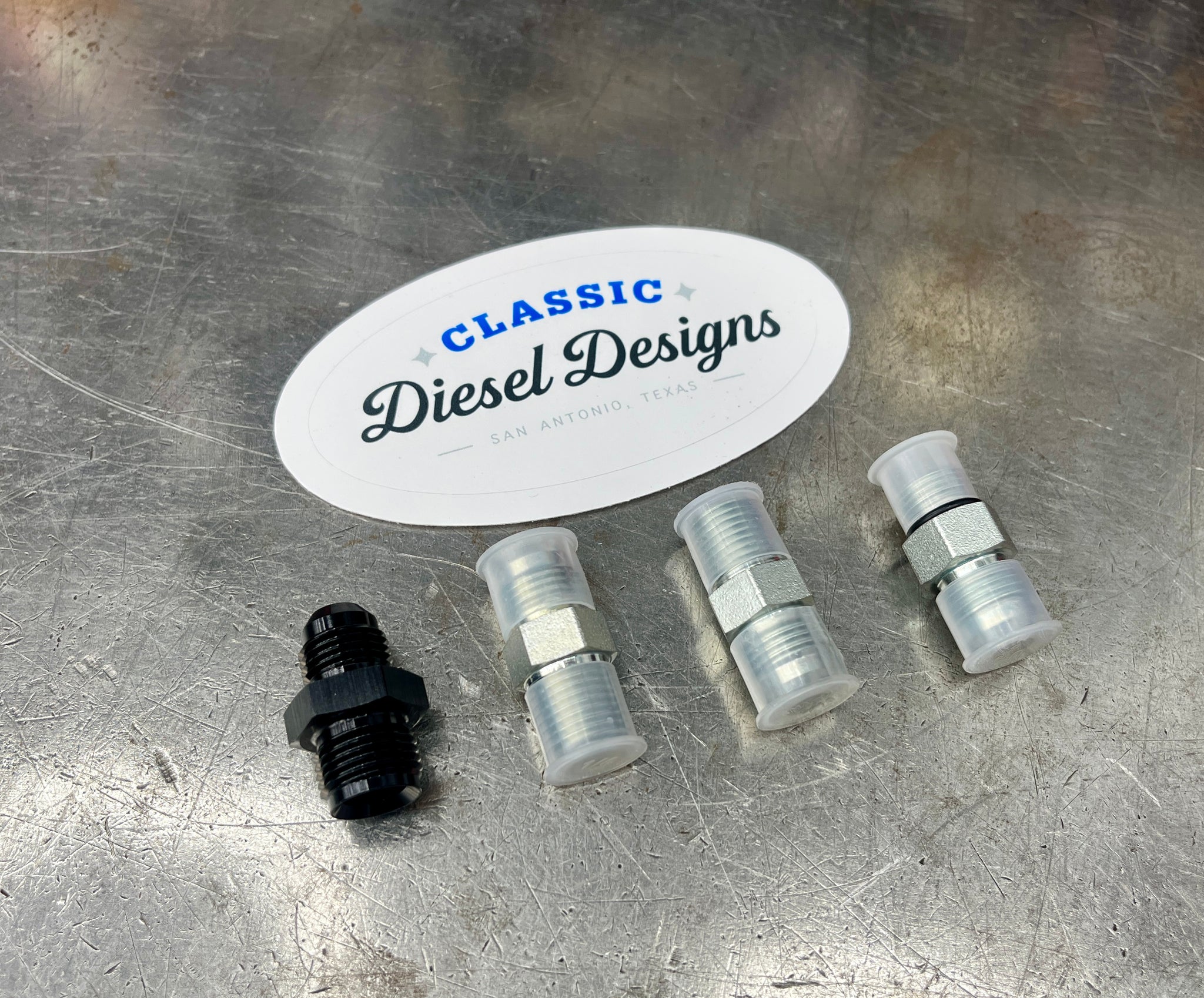 6.9/7.3 IDI 6AN Fuel Line Conversion Fittings – Classic Diesel Designs
